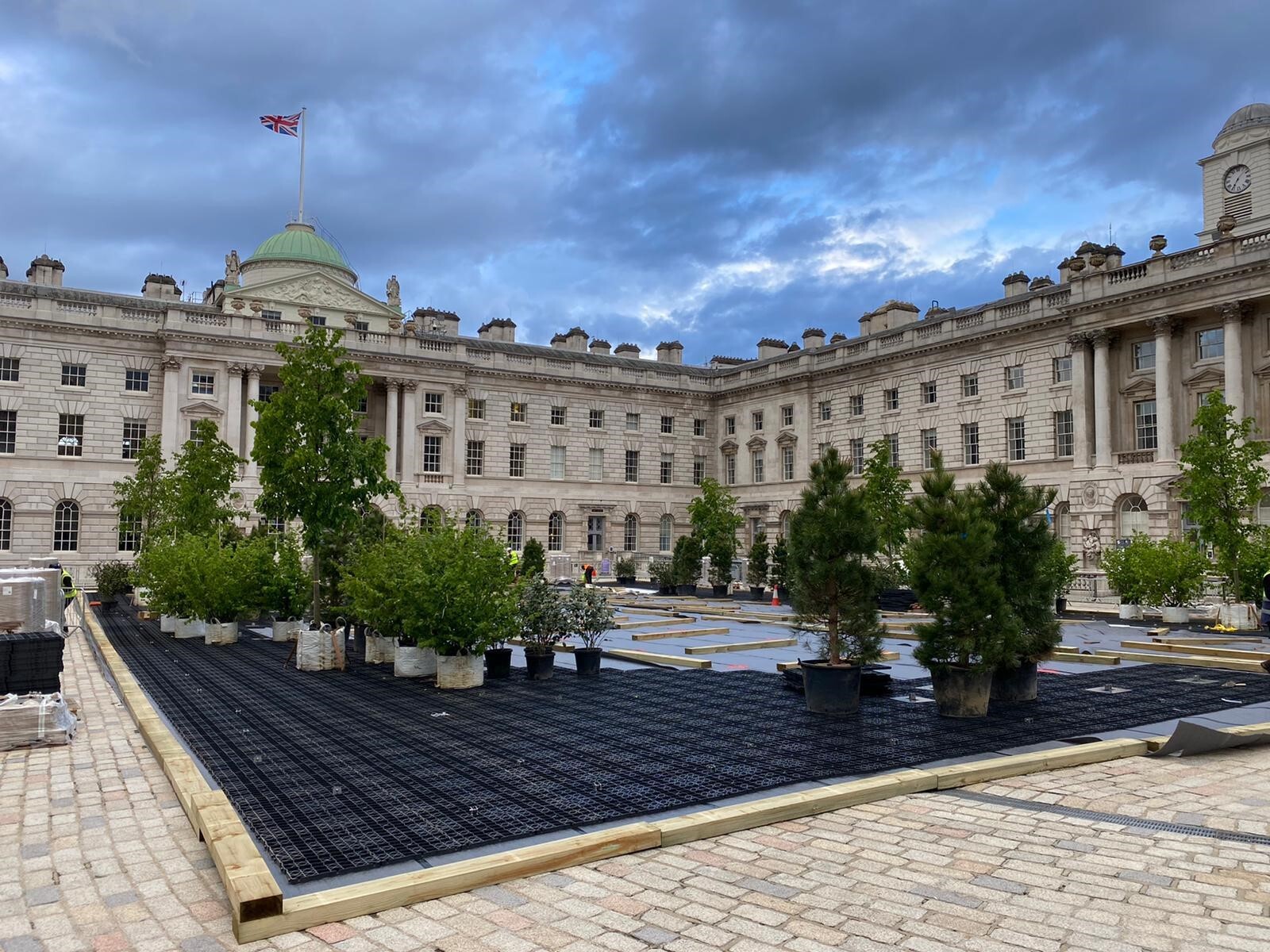 Scotscape Group installs Es Devlin's visionary forest at Somerset House ...
